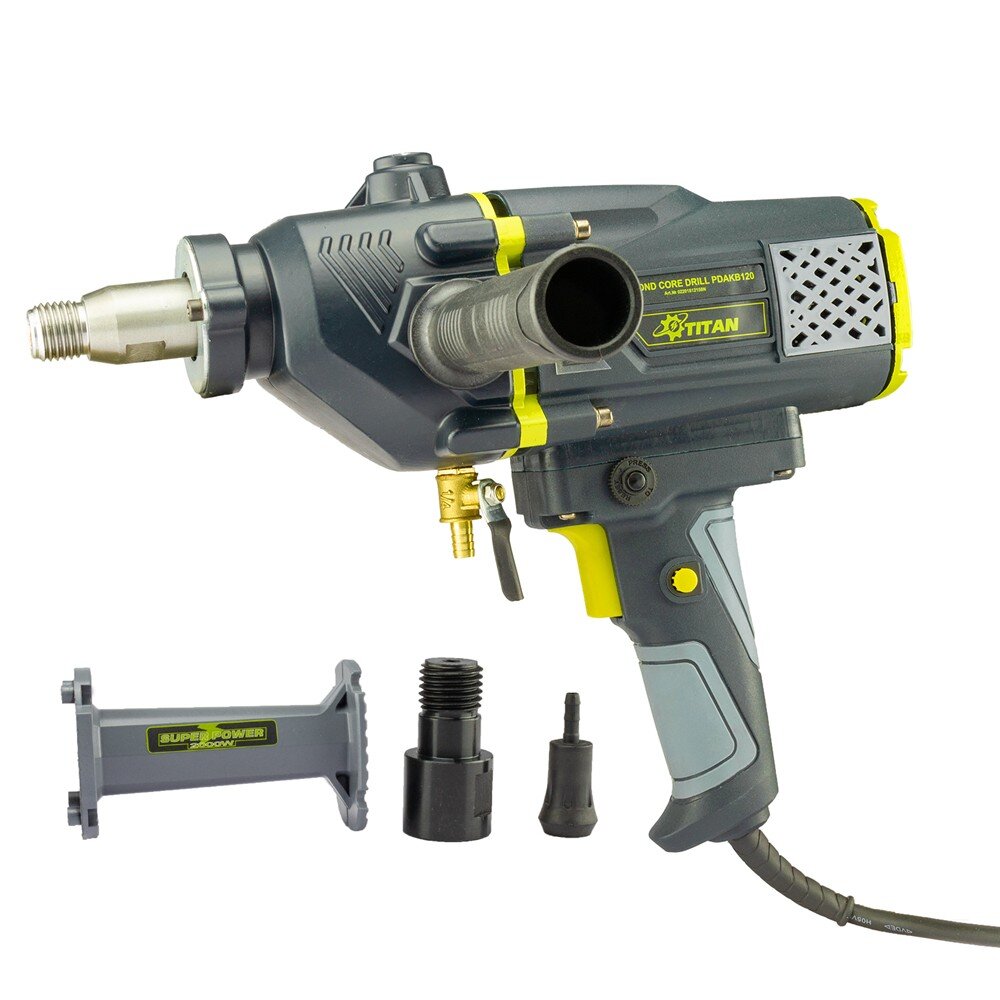 Titan Core Drilling Device PDAKB120 Core Drilling Machine 2000W max Ø